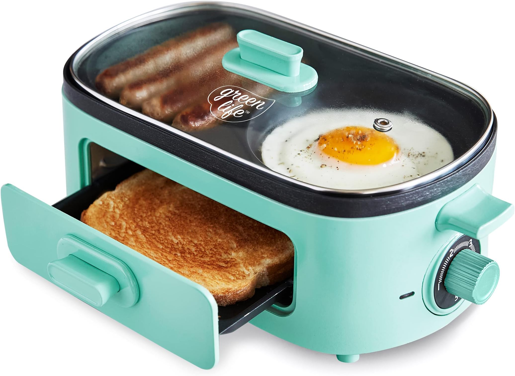 Amazon.com: 3in 1 Breakfast Station, 110V Electric Breakfast Machine ...