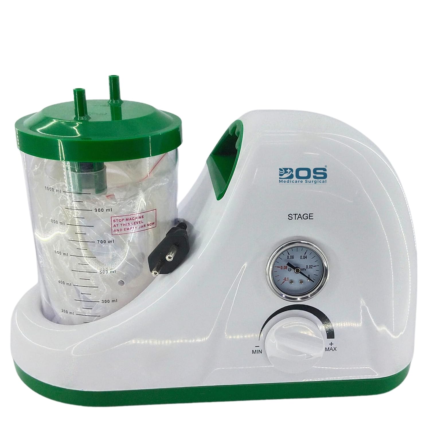 Bos medicare surgical Portable phlegm Suction Unit 1000 ml Jar, Oil ...