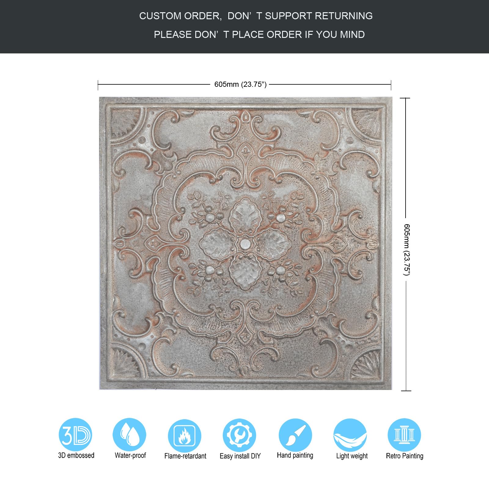 Reproduction Antique Ceiling Tiles Case Studies