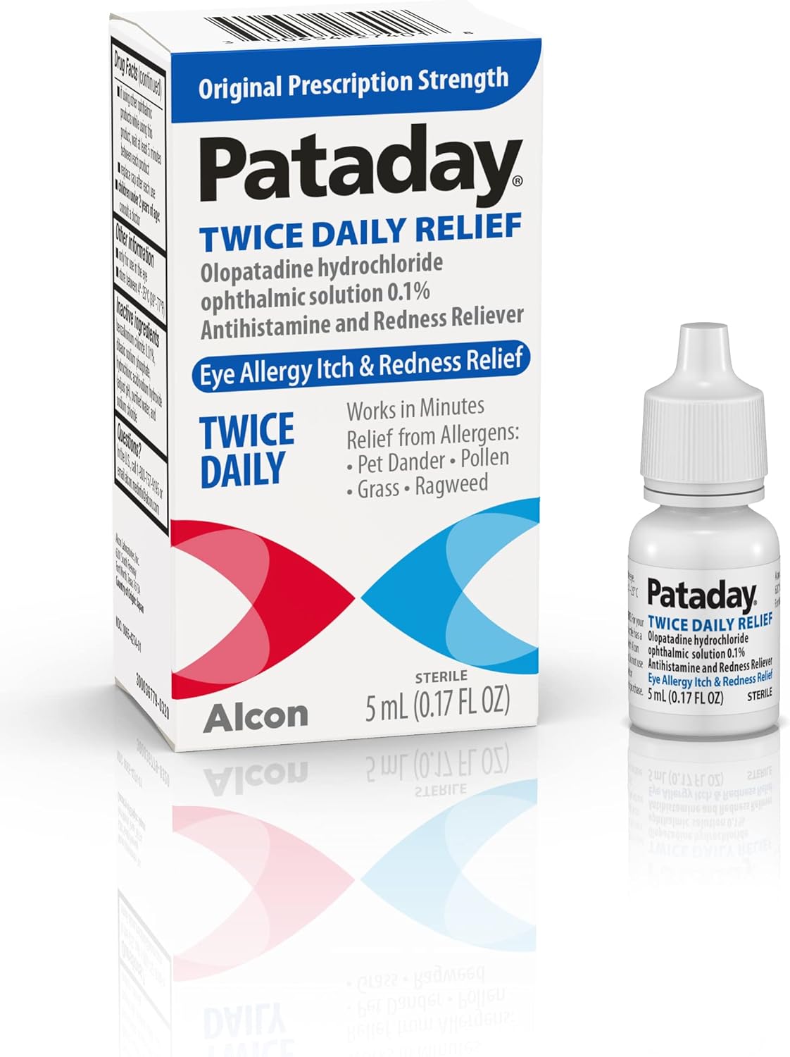 Amazon.com: Pataday Twice Daily Relief, 0.17 Fl Oz : Health & Household