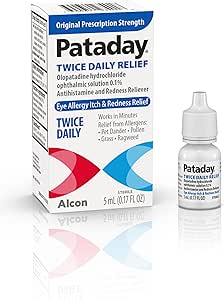 Amazon.com: Pataday Twice Daily Relief, 0.17 Fl Oz : Health & Household
