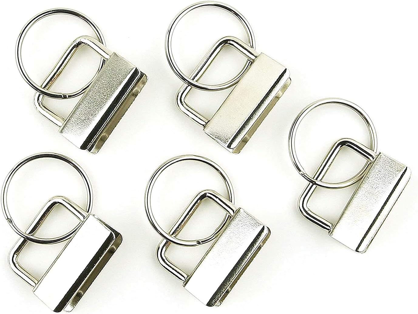 Amazon.com: 100 Sets - 1" (1 INCH) - Key Fob Hardware/Key Chain ...