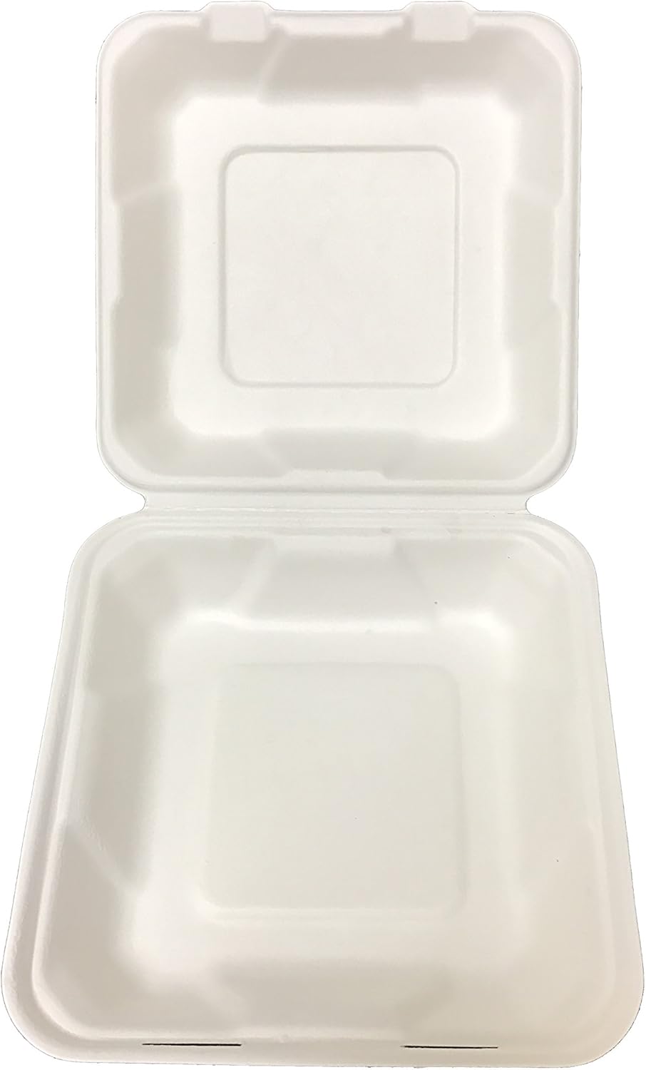 Amazon.com: Primeware Bagasse Hinged Lid Container - Medium 7.875 x 8 x ...