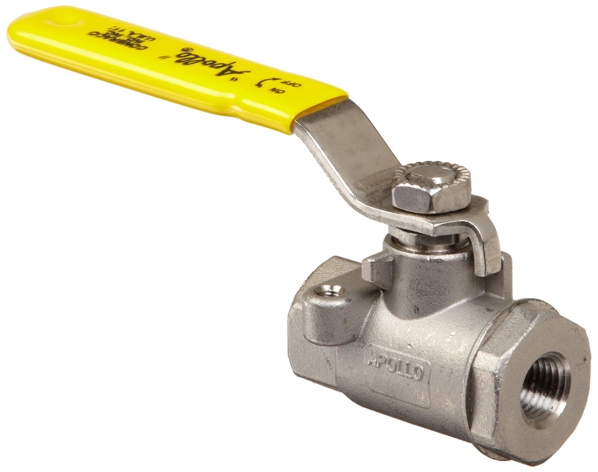 Apollo 76-100 Series Stainless Steel Ball Valve, Two Piece, Inline ...