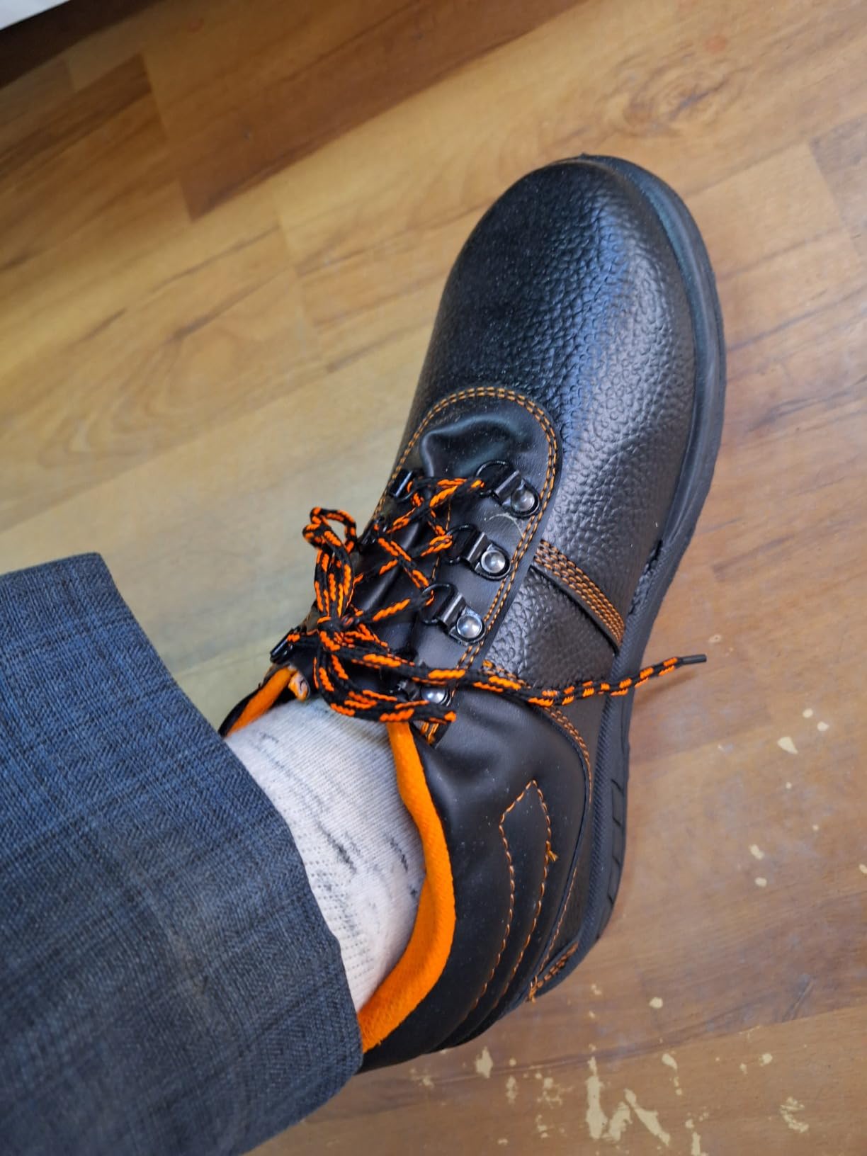 Neosafe Spark A5005 Labour Safety Shoes, Black, Size 10 : Amazon.in ...