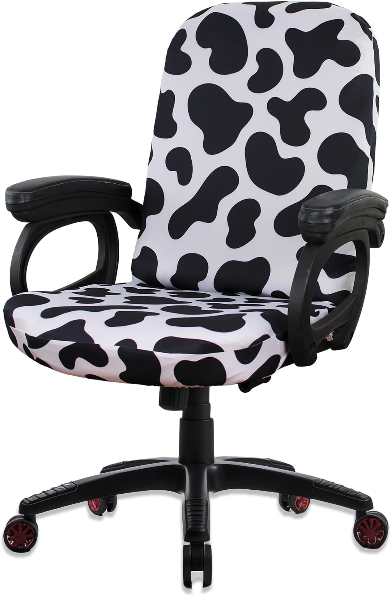 Amazon.com: YOXEULL Cow Print Computer Office Chair Covers Stretchable ...