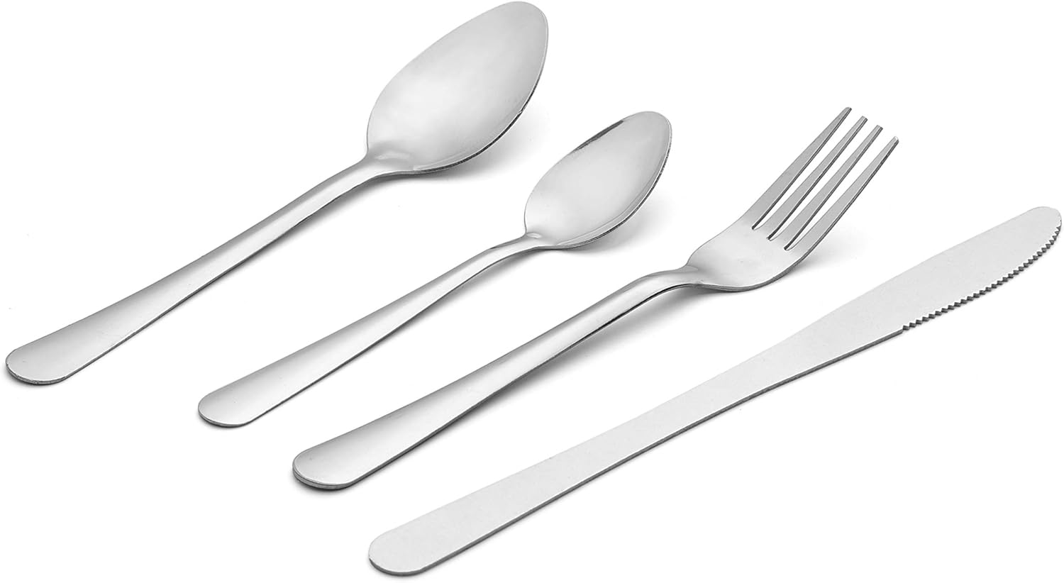 Stainless Steel Cutlery Set Knife Spoon Fork Teaspoon for Modern ...