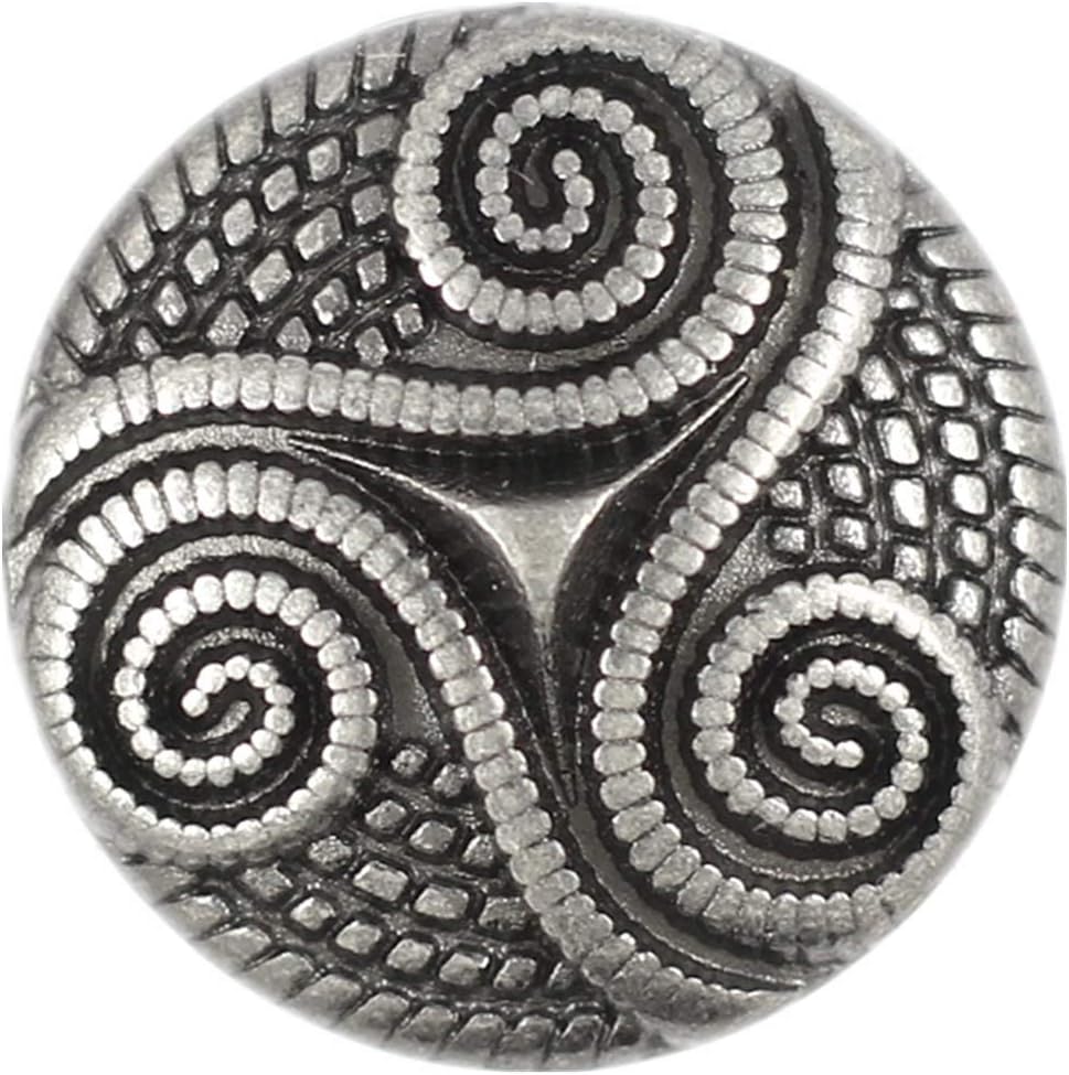 Amazon.com: Bezelry 12 Pieces Roped Celtic Triple Spiral Metal Shank ...