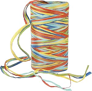Amazon.com: Tenn Well Colored Raffia Ribbon, 3/16 Inch by 328 Feet ...