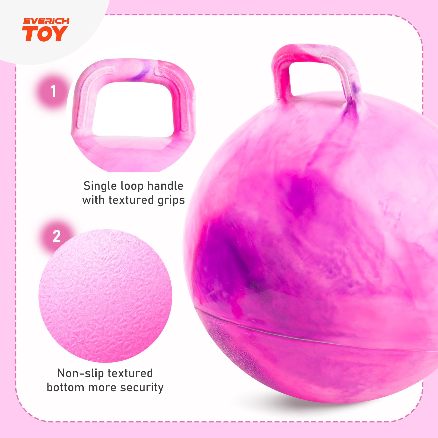 Snapklik.com : EVERICH TOY Hopper Ball For Kids 7-12, 20In Hoppity Hop ...