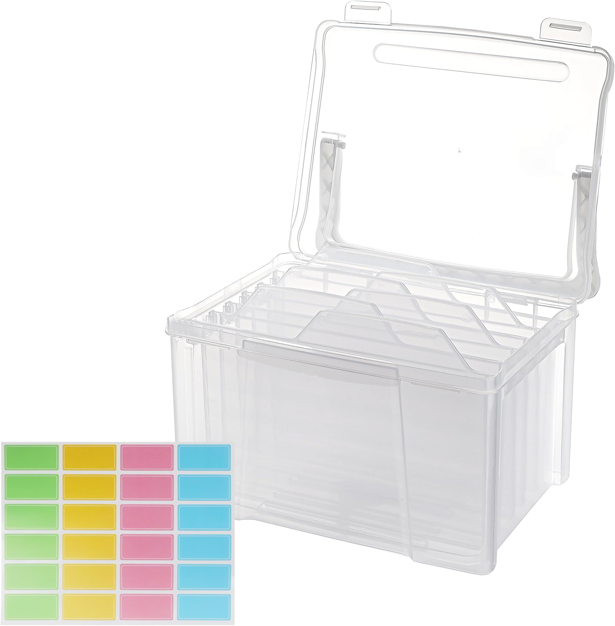 Amazon.com: ABuff Greeting Card Storage & Organizer Box with 6 ...