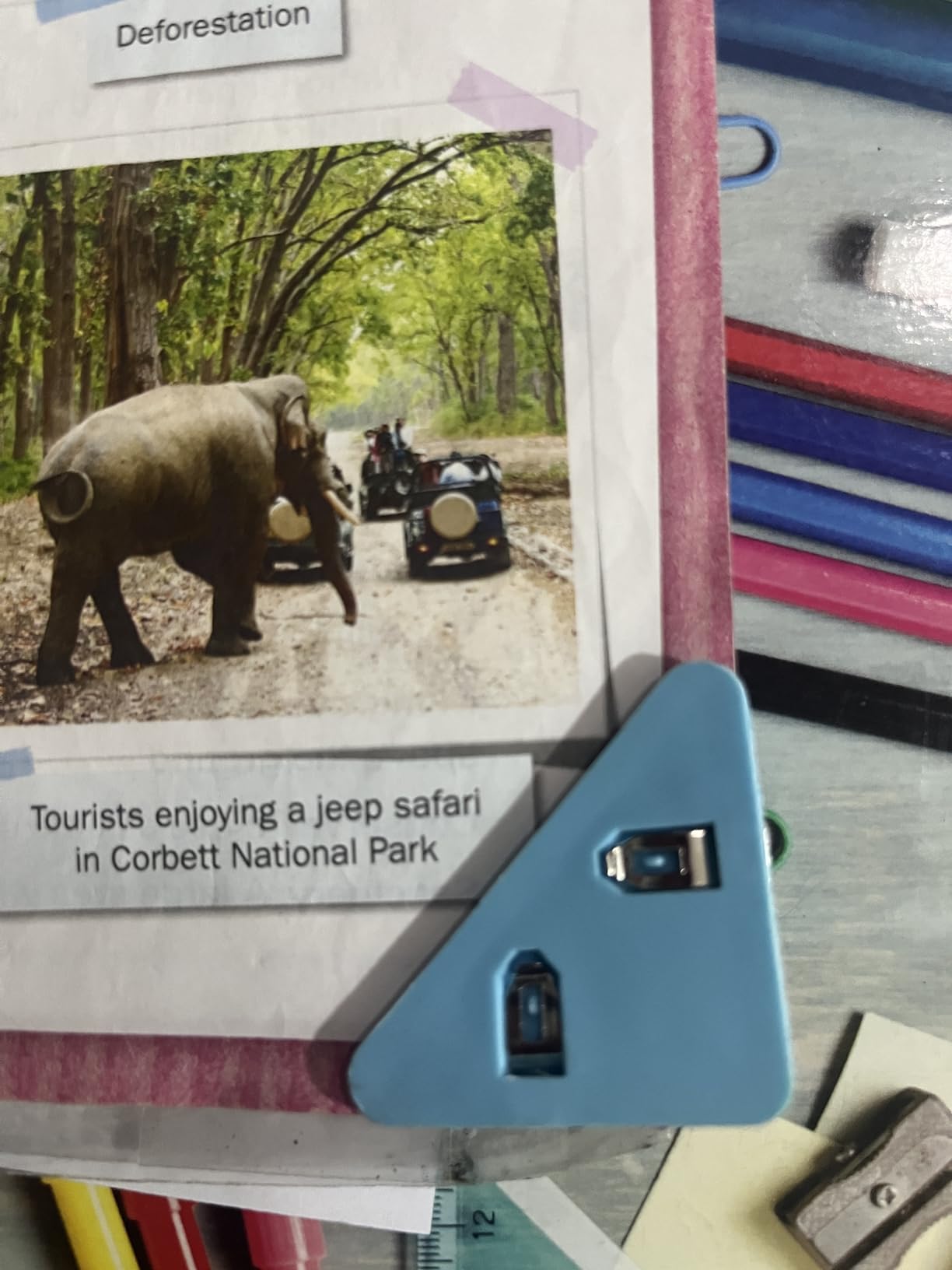 Tanna Enterprise (5 pc's) Triangle Paper Clip, Document Clip, Bookmarks ...