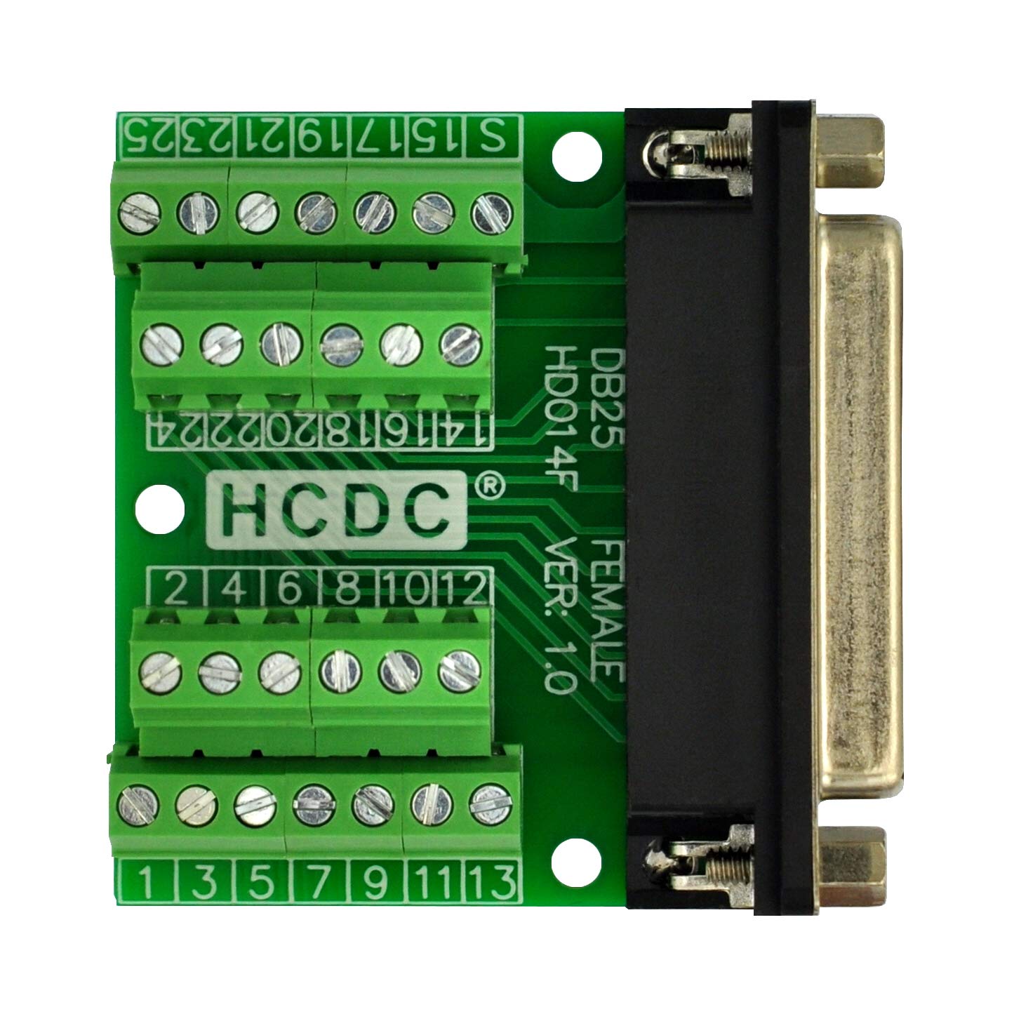 Snapklik.com : Slim Right Angle D-SUB Header Breakout Board Terminal ...