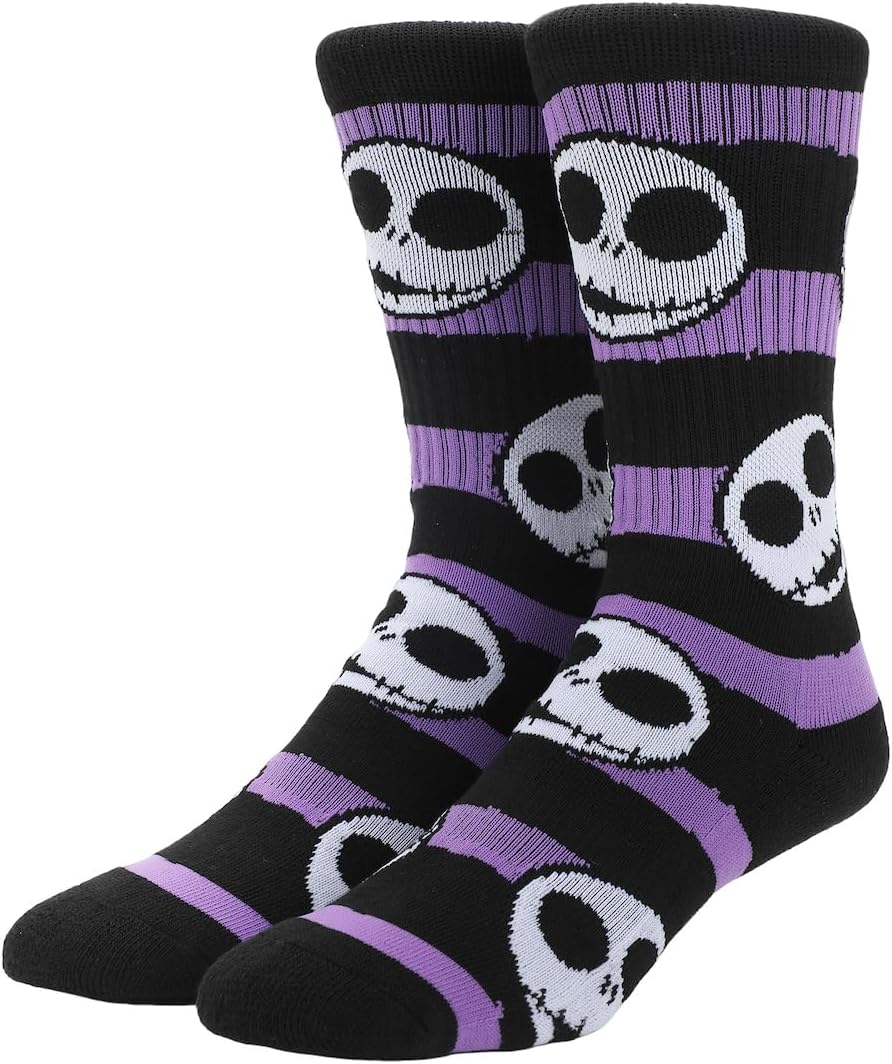Amazon.com: Bioworld Nightmare Before Christmas Jack Skellington AOP ...