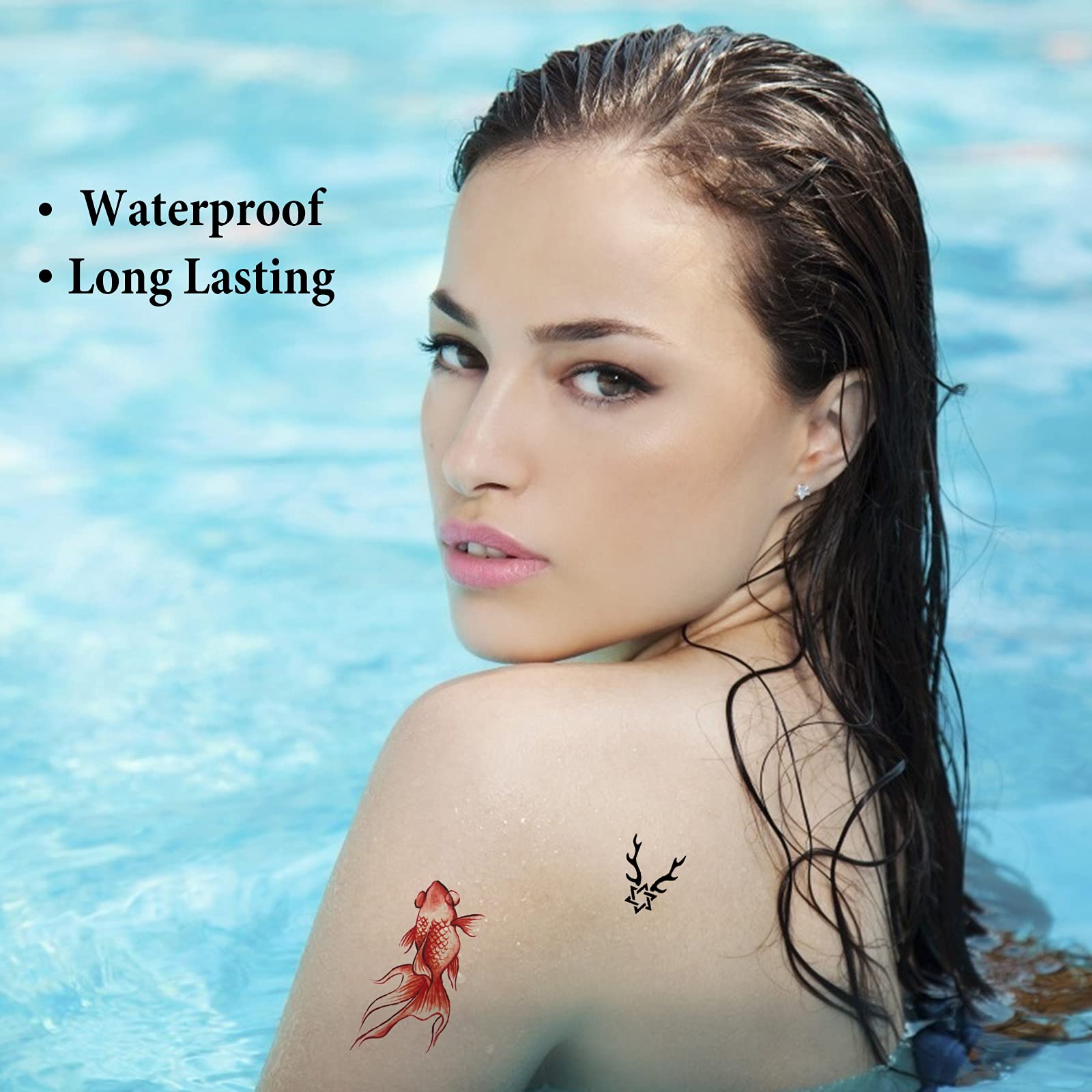 Buy Temporary Tattoo Kit, 4 Bottles Temporary Tattoo Ink with Tattoos ...