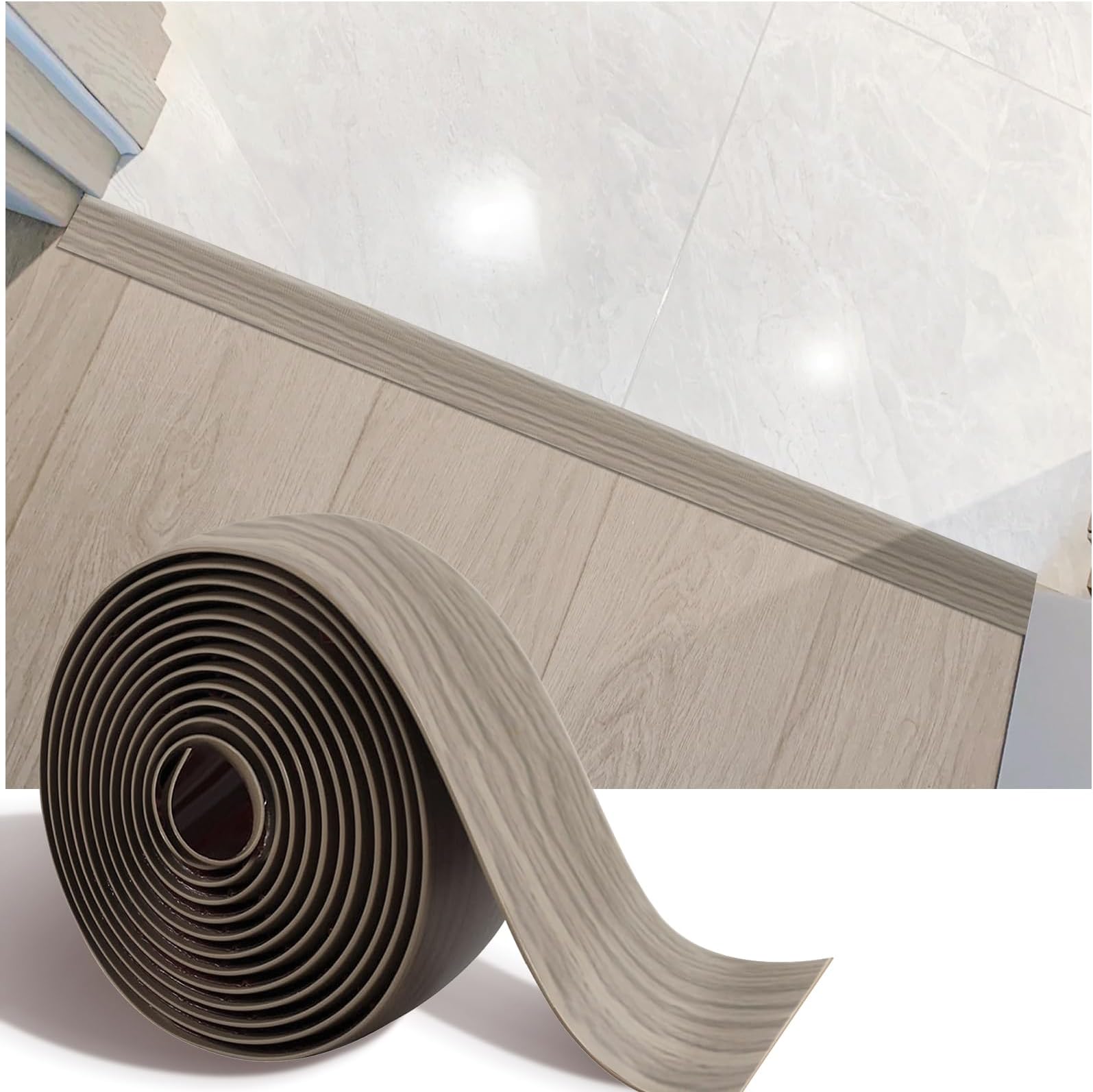 Floor Transition Strip Self Adhesive Carpet & 6.56 FT PVC Threshold ...