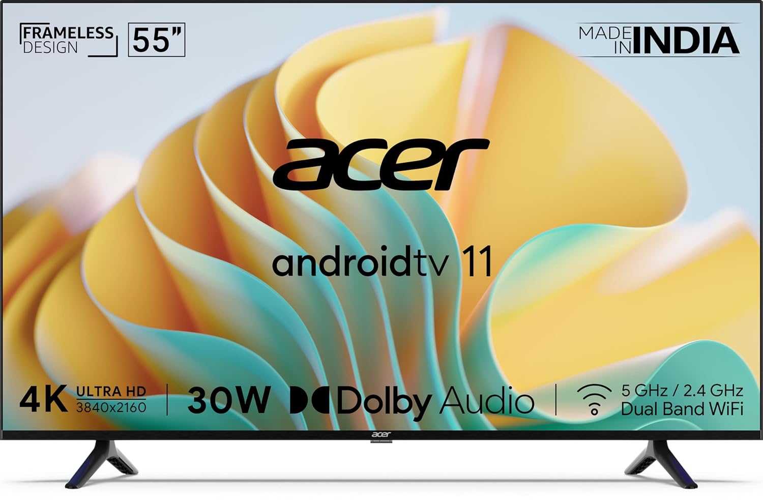 Acer 139 cm (55 inches) I Series 4K Ultra HD Android Smart LED TV ...