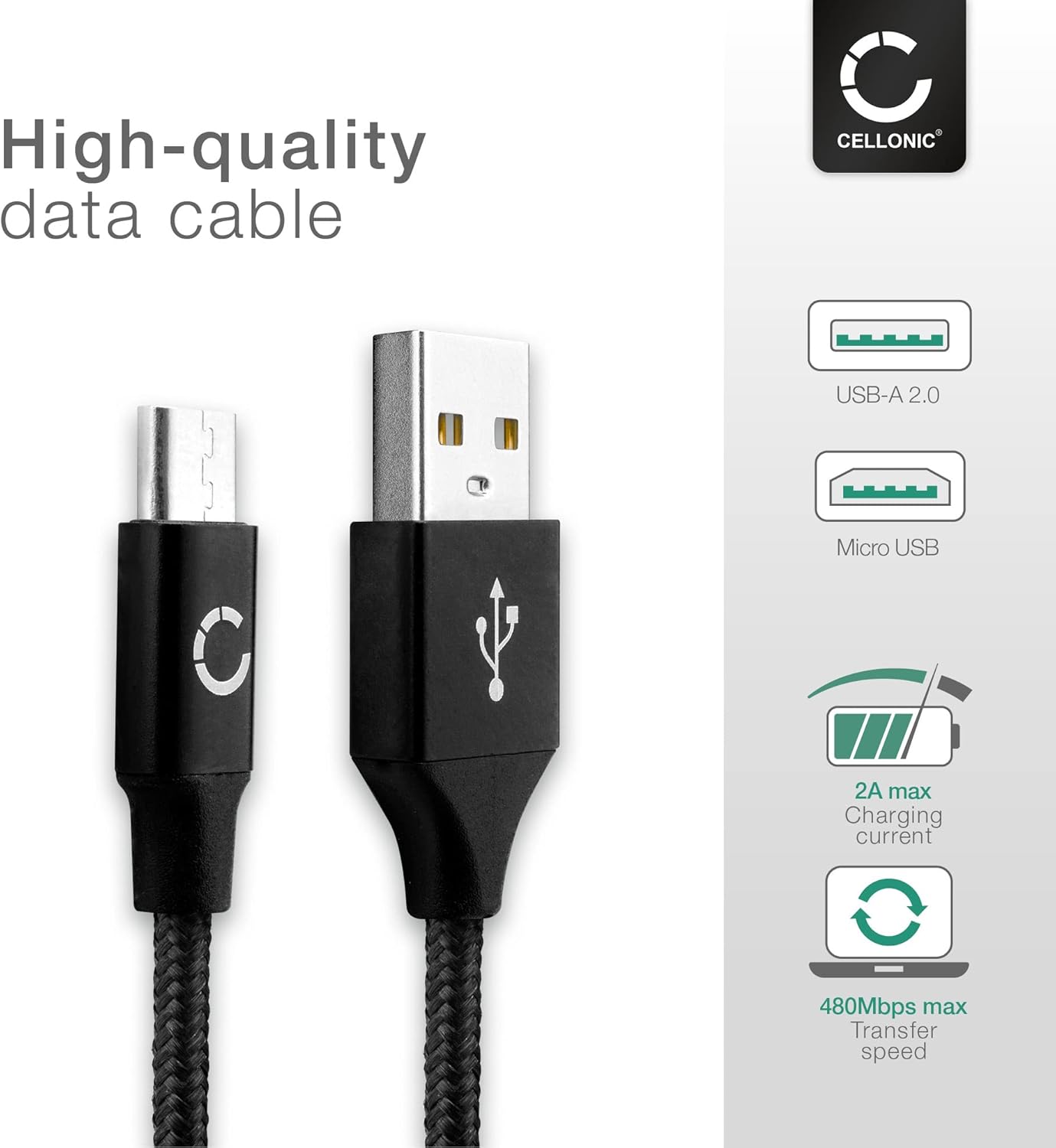 CELLONIC® Camera USB Cable Replacement for Canon EOS 90D EOS 250D EOS ...