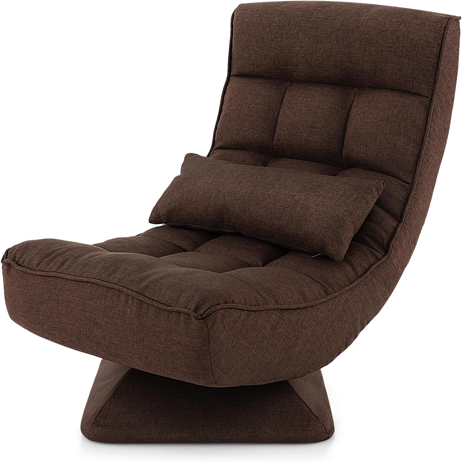 Sofas and More Large Swivel Round Cuddle Chair Fabric (Cream) : Amazon ...