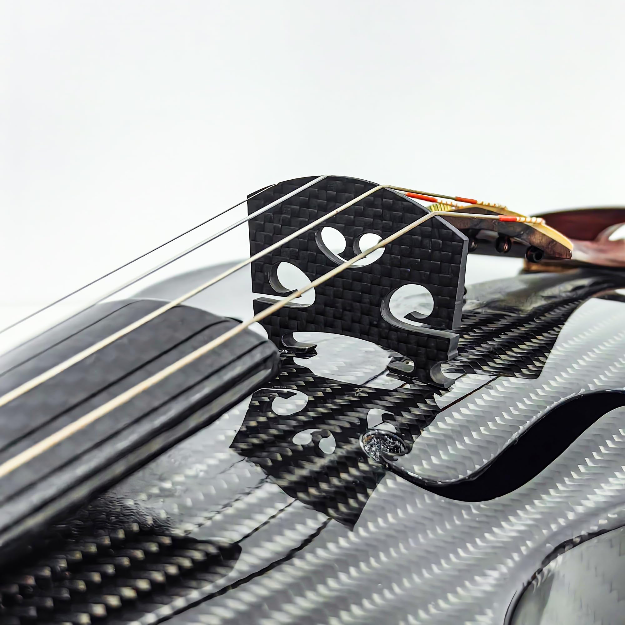 Snapklik.com : Premium Carbon Fiber 4/4 Violin Bridge Pre-Cut & Pre ...