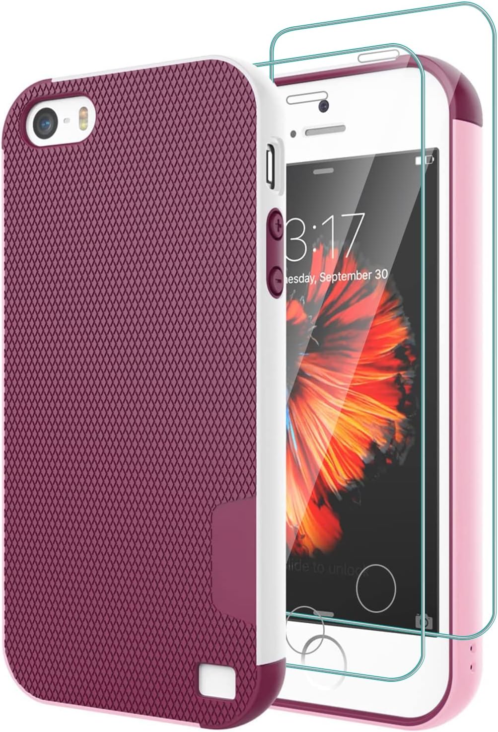 Amazon.com: Case for iPhone SE (1st gen - 2016), Case for iPhone 5S ...