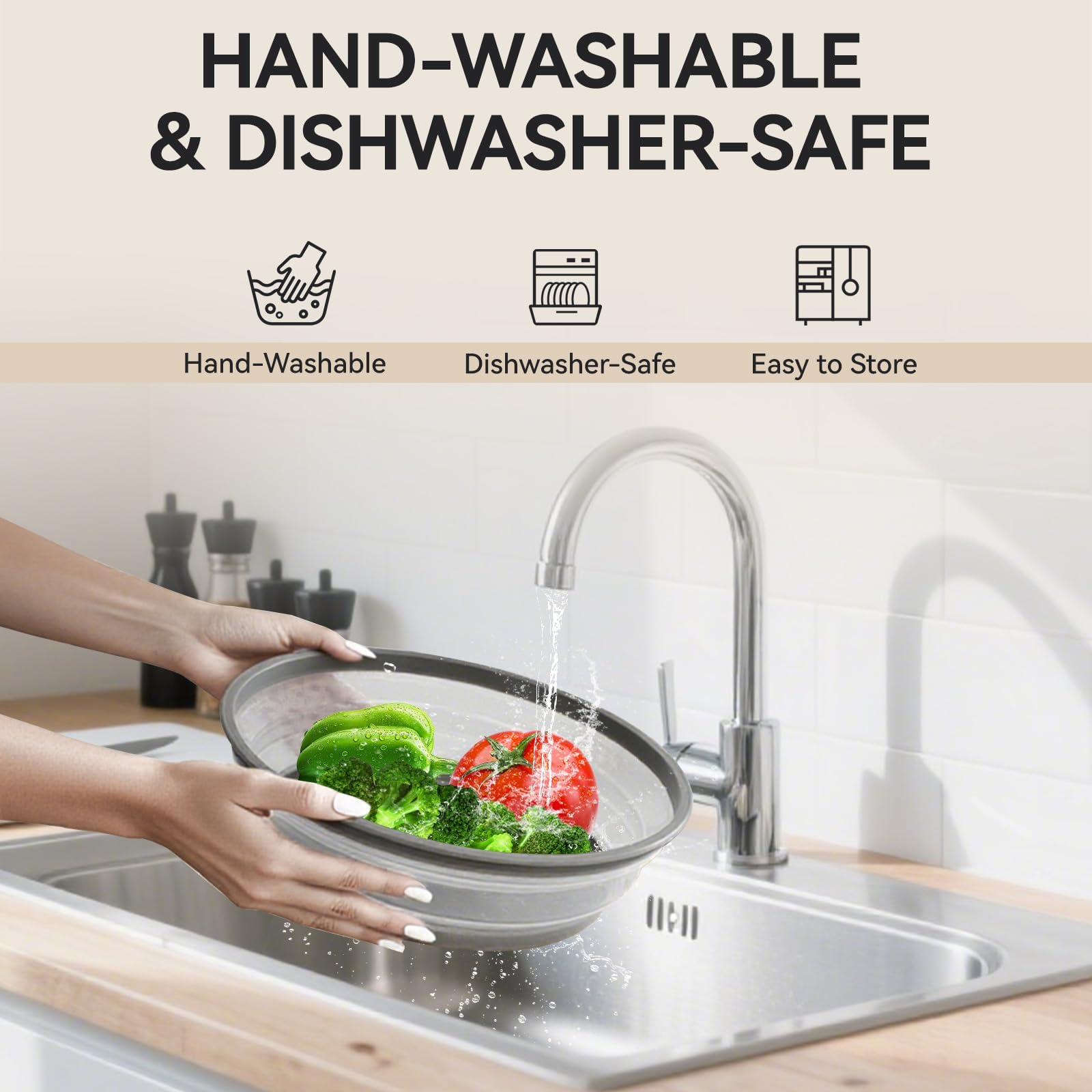 Snapklik.com : 12" Microwave Splatter Cover & Mat,Large Vented ...