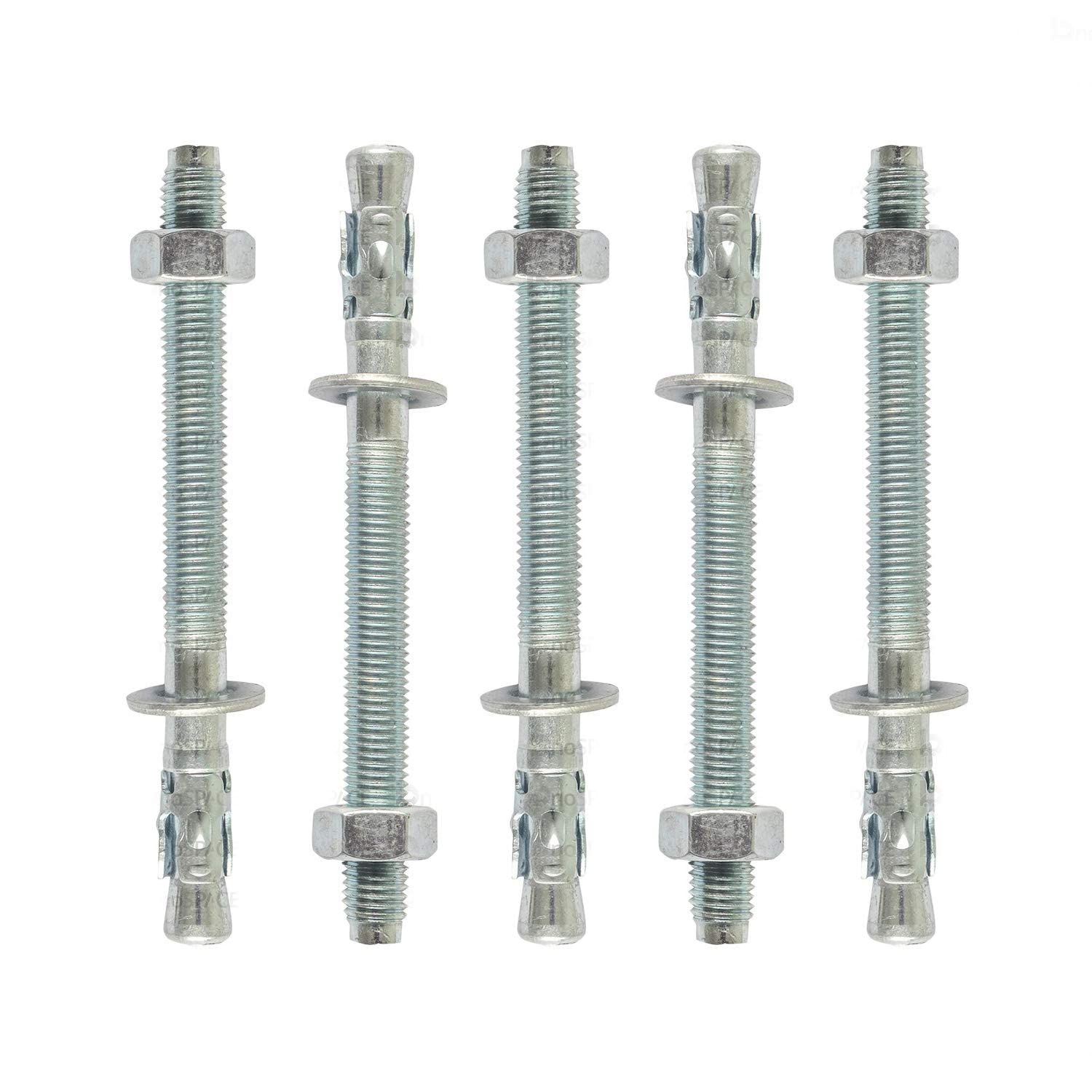 Wedge Type Fully Threaded Design Expansion Zinc Plated Anchor Bolts ...