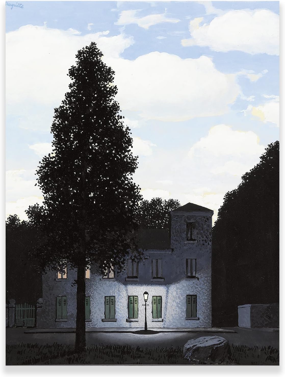 Arte de parede Rene Magritte - Pôster L'Empire Des Lumieres - Arte ...