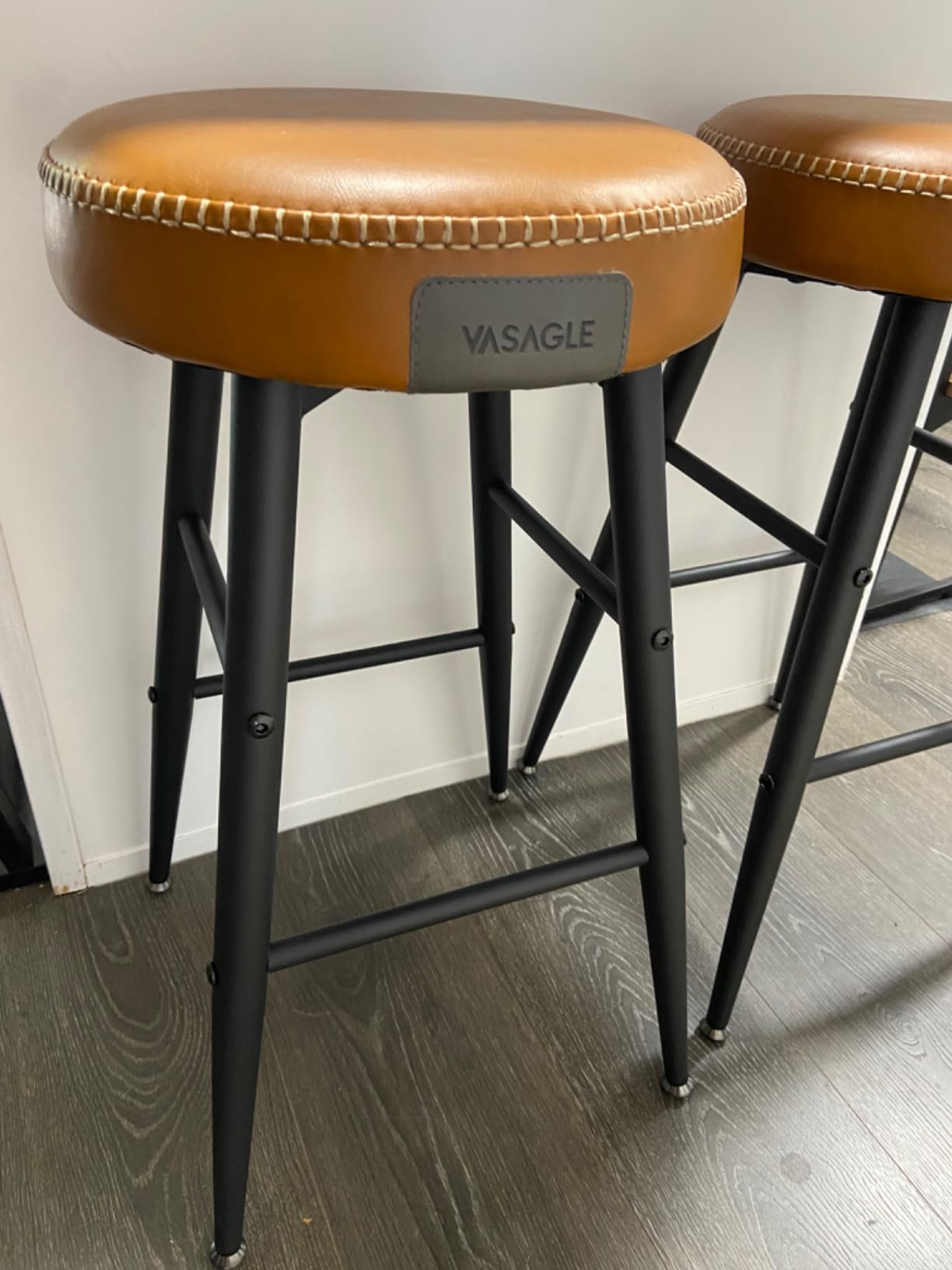 $18/mo - Finance VASAGLE Echo Collection Bar Stools Set of 2, Kitchen ...