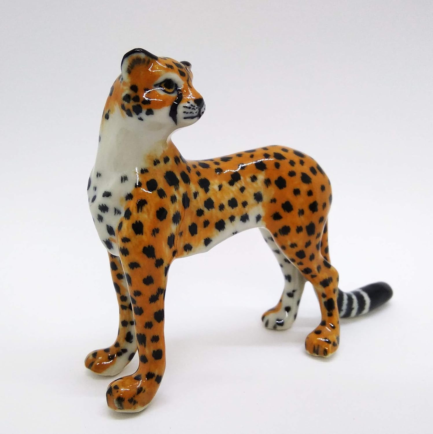Amazon.com: WitnyStore Cheetah Figurines - Collectible Animal Art ...