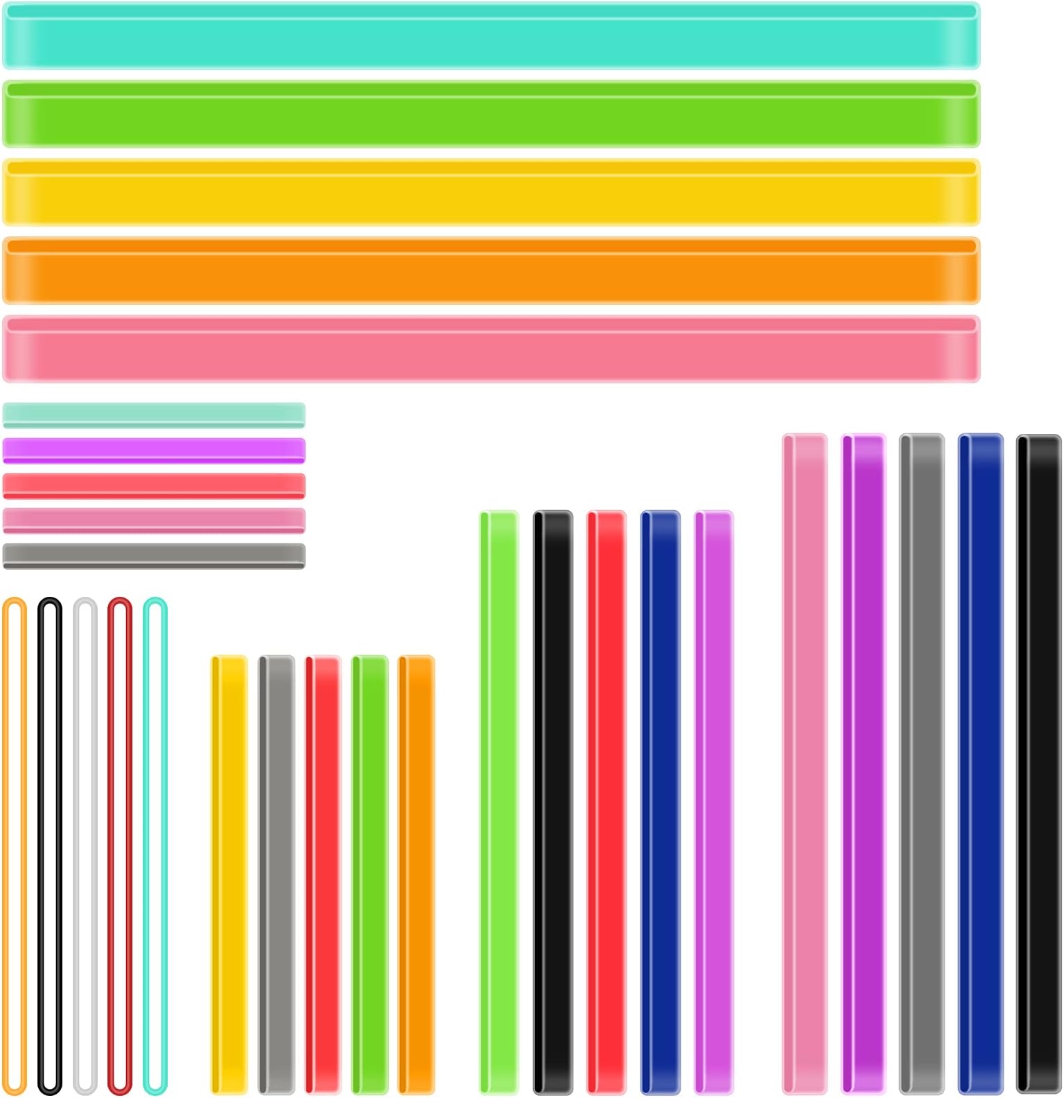 Amazon.com: Architec Stretch Cooking Band, 2-Inch, Package 25, Assorted ...