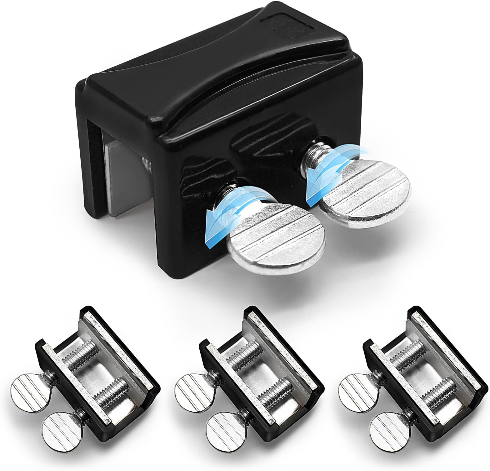 Window Locks, 4 Sets of Sliding Window Locks Secure Up and Down Windows ...
