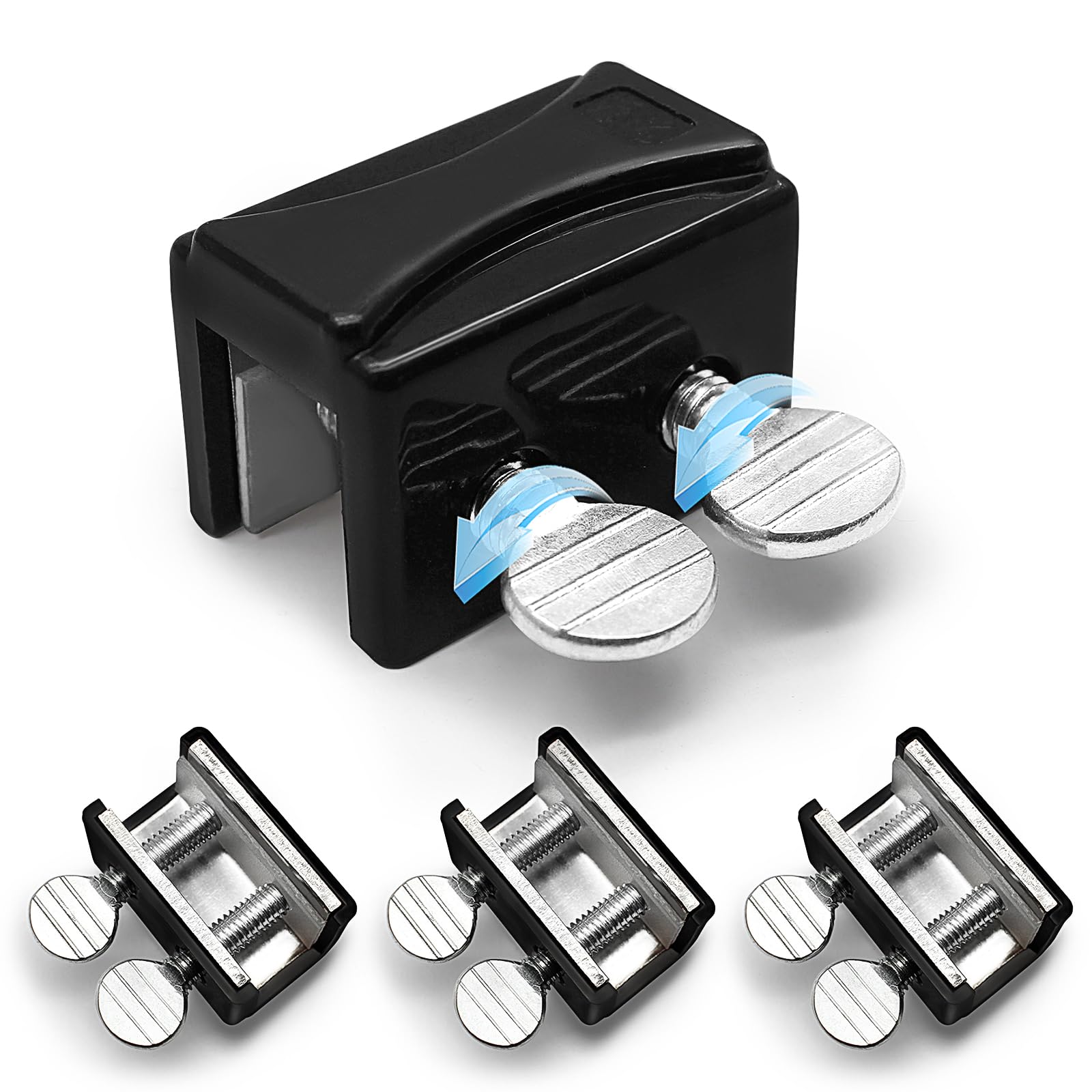 Window Locks, 4 Sets of Sliding Window Locks Secure Up and Down Windows ...