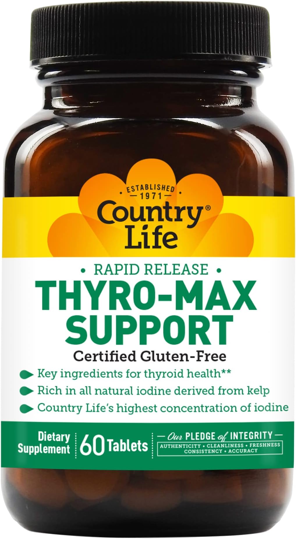 Amazon.com: Bronson Thyroid Support Complex with Iodine - Healthy ...