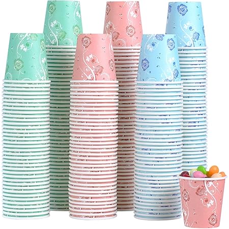 Amazon.com: 600 Pcs Disposable Paper Cups 3oz Starry Sky Bathroom Cups ...