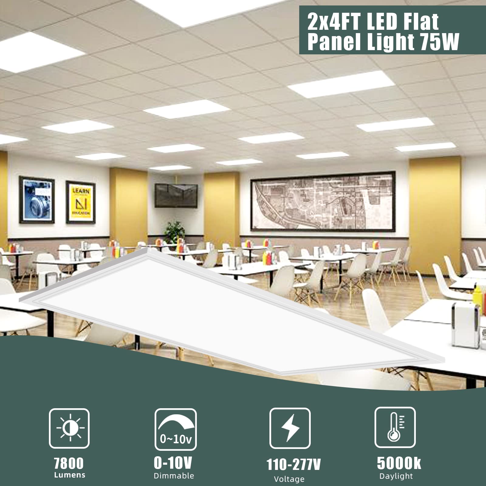 Flat Led Drop Ceiling Panels