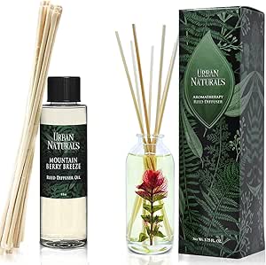 Amazon.com: Urban Naturals Mountain Berry Breeze Reed Diffuser Refill ...