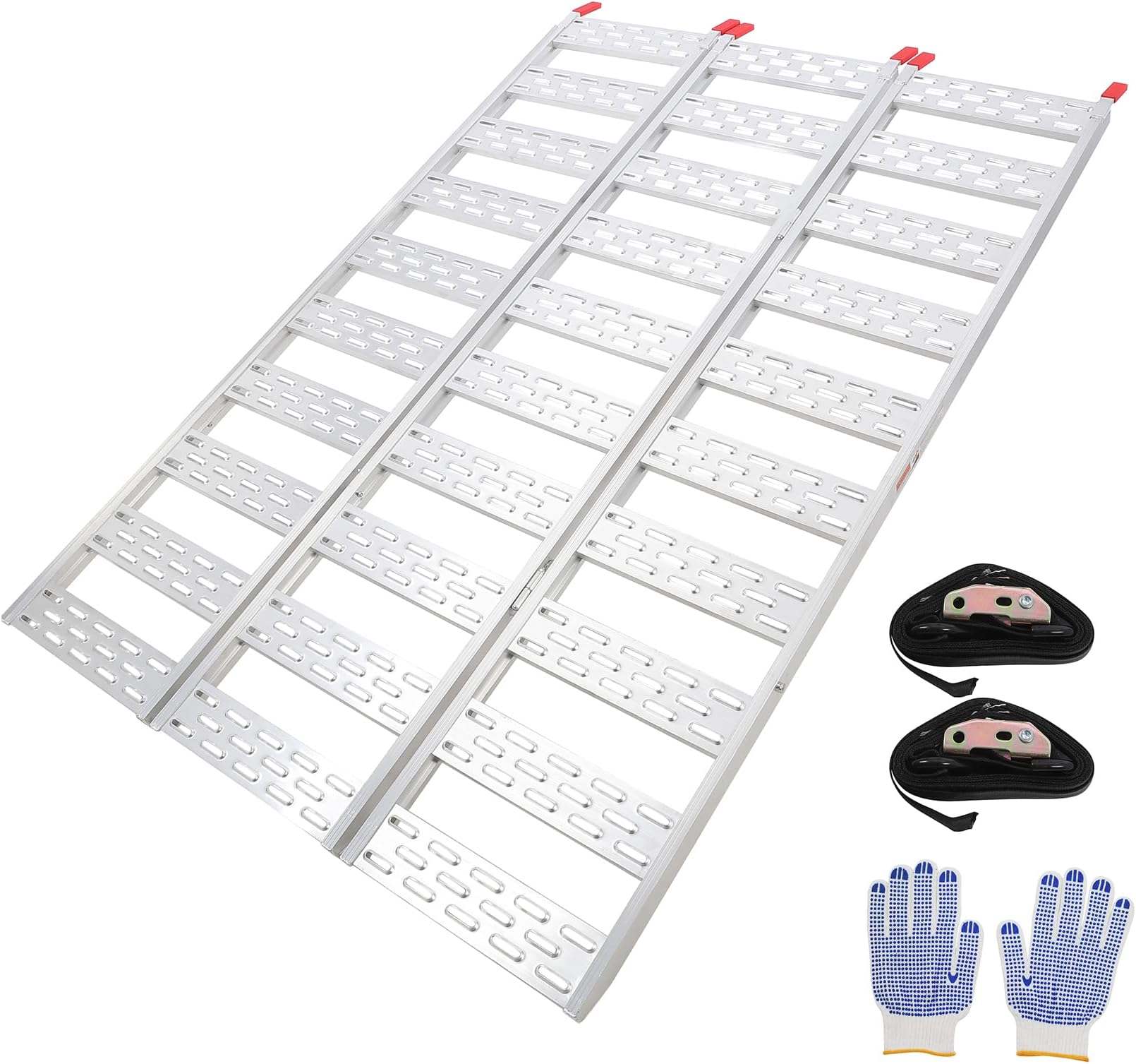 Amazon.com: Aluminum Tri-Fold Ramp with Treads, 1500Lbs ATV Ramp with ...