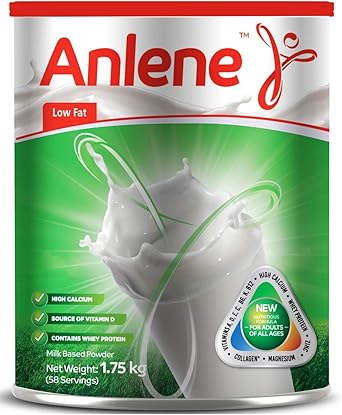 Anlene Milk Powder, Low Fat, Nutritious Dairy Formula, Rich in Vitamins ...