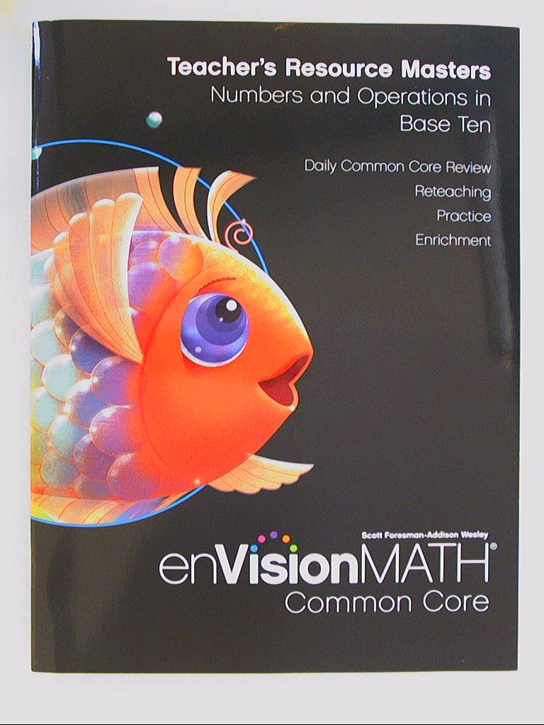 Amazon.com: EnVisionMath Common Core, Grade K: Teacher's Resource ...