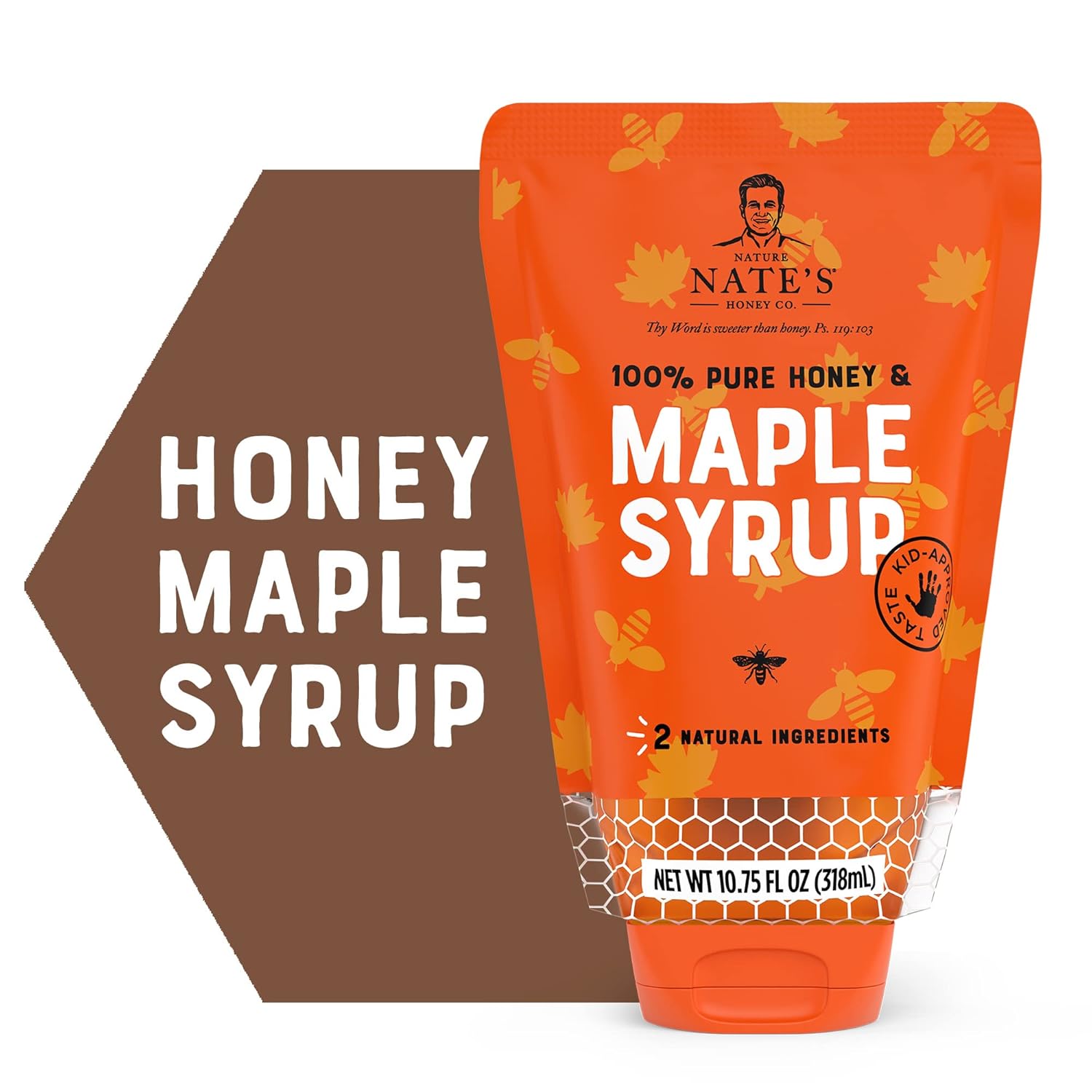 Amazon.com : Nate's Honey Maple Syrup - 10.75 oz Sustainable Pouch ...