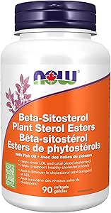 NOW Supplements, Beta-Sitosterol Plant Sterols with CardioAid-S Plant ...