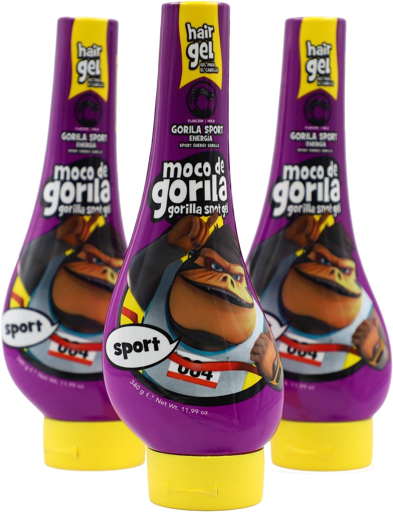 Amazon.com : Moco de Gorila Sport Squizz, Hair Styling Gel, Long ...