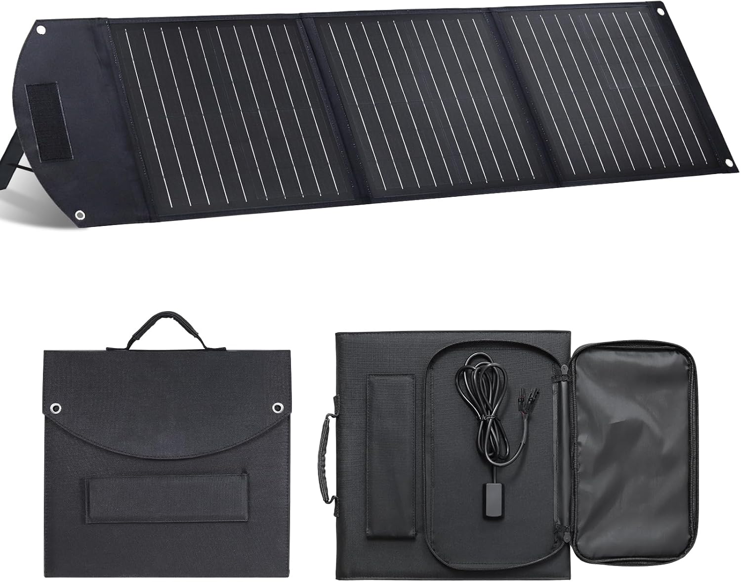 Amazon.com : 160 Watt Portable Solar Panel 23% High Energy IP65 ...