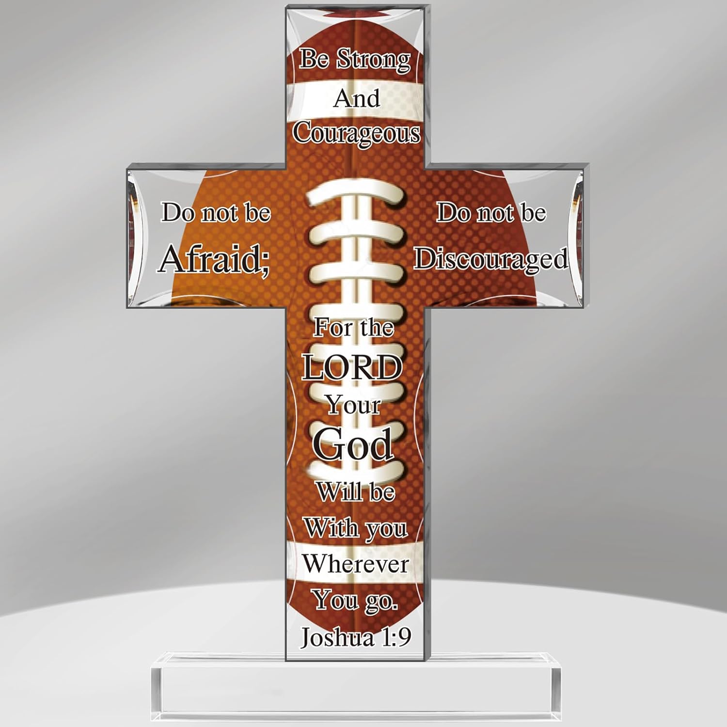 Amazon.com: Seeloowy Football Senior 2026 Cross Gifts with Bible Verse ...