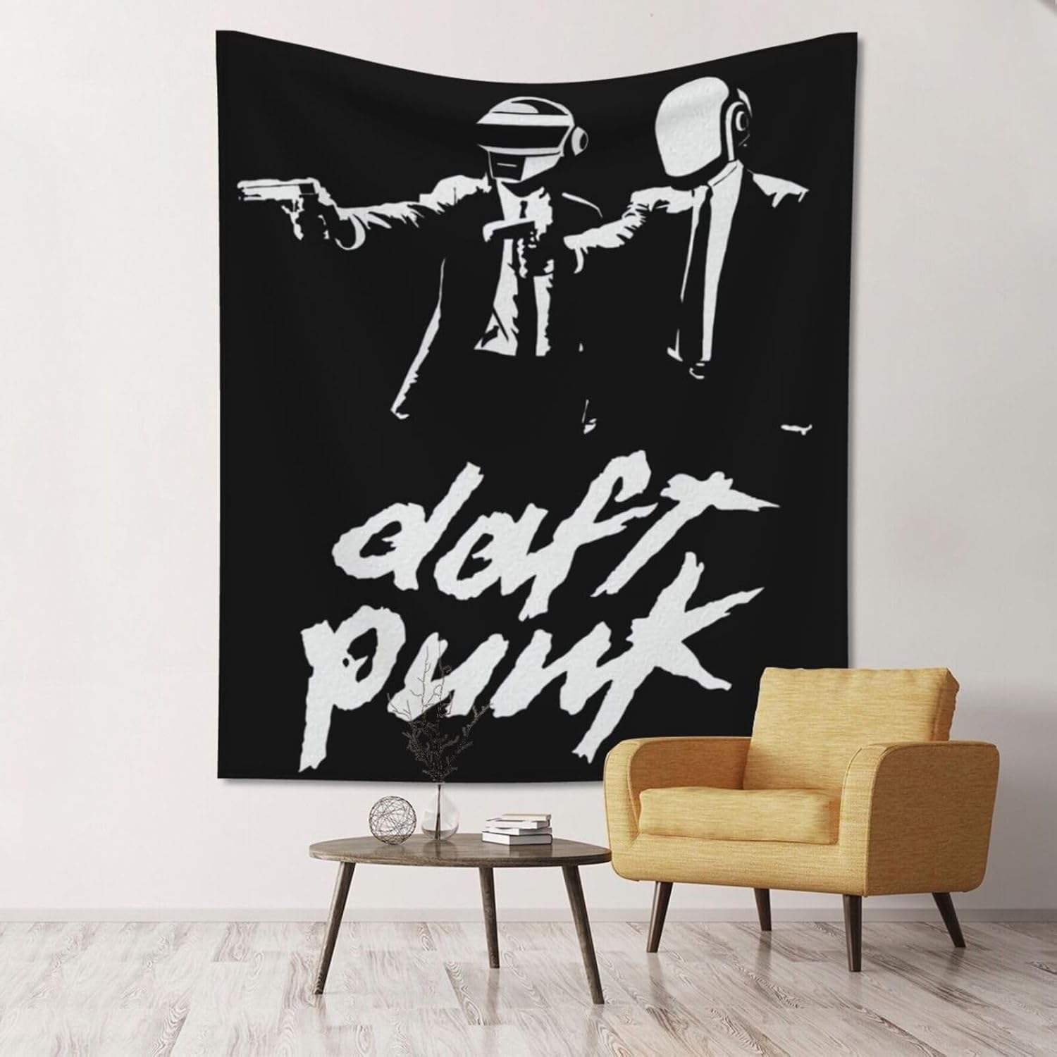 Amazon.com: OBLUE Daft Rock Punk Band Tapestry Wall Hanging Art ...