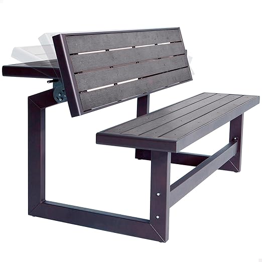 Amazon.com : LIFETIME 60253 Outdoor Convertible Bench, 55 Inch, Harbor ...