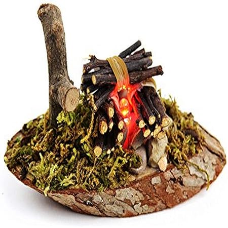 Amazon.com : Touch of Nature 1-Piece Miniature Garden Fire Pit and ...