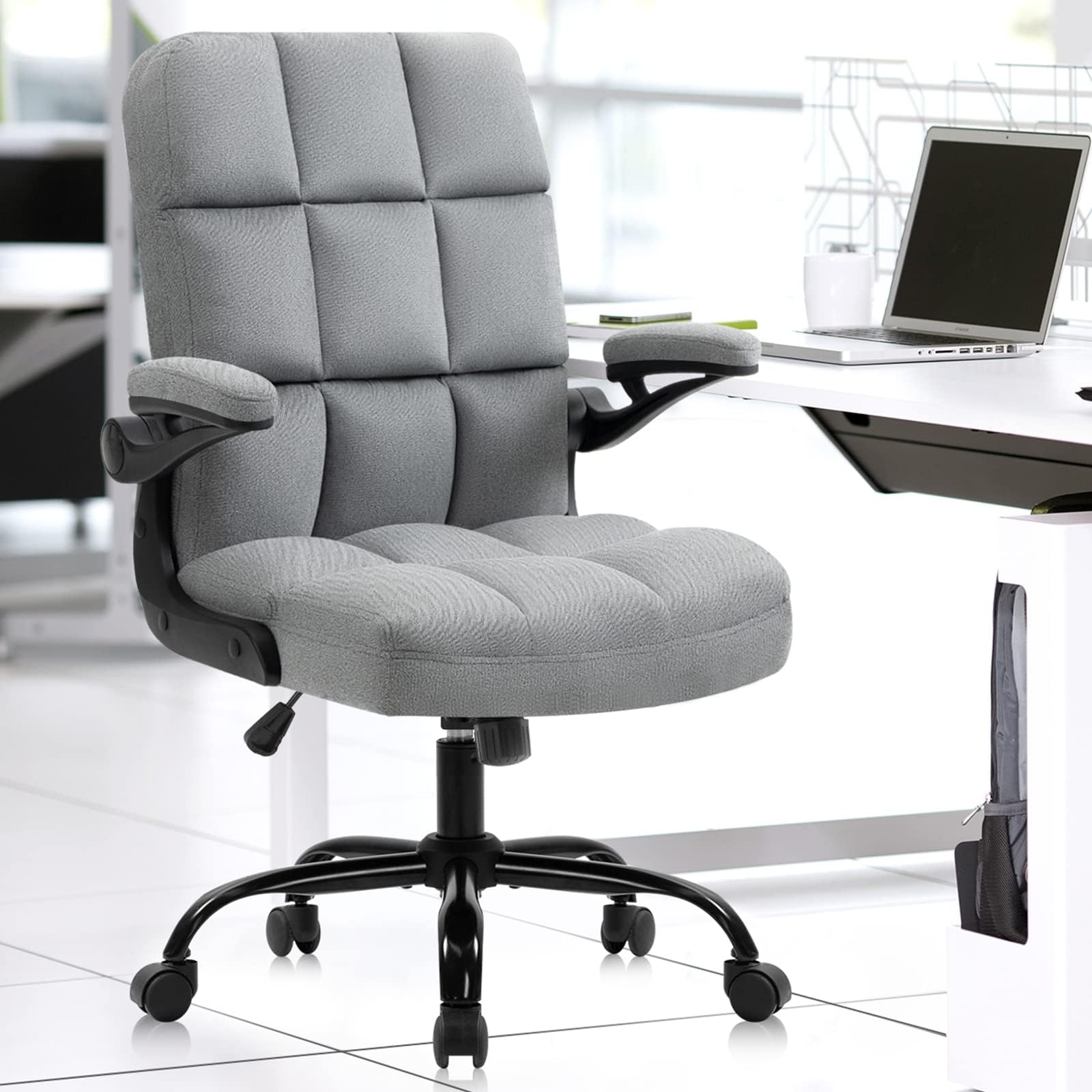 Amazon.com: ECOTOUGE Executive Office Chair, Velvet Ergonomic Comfy ...