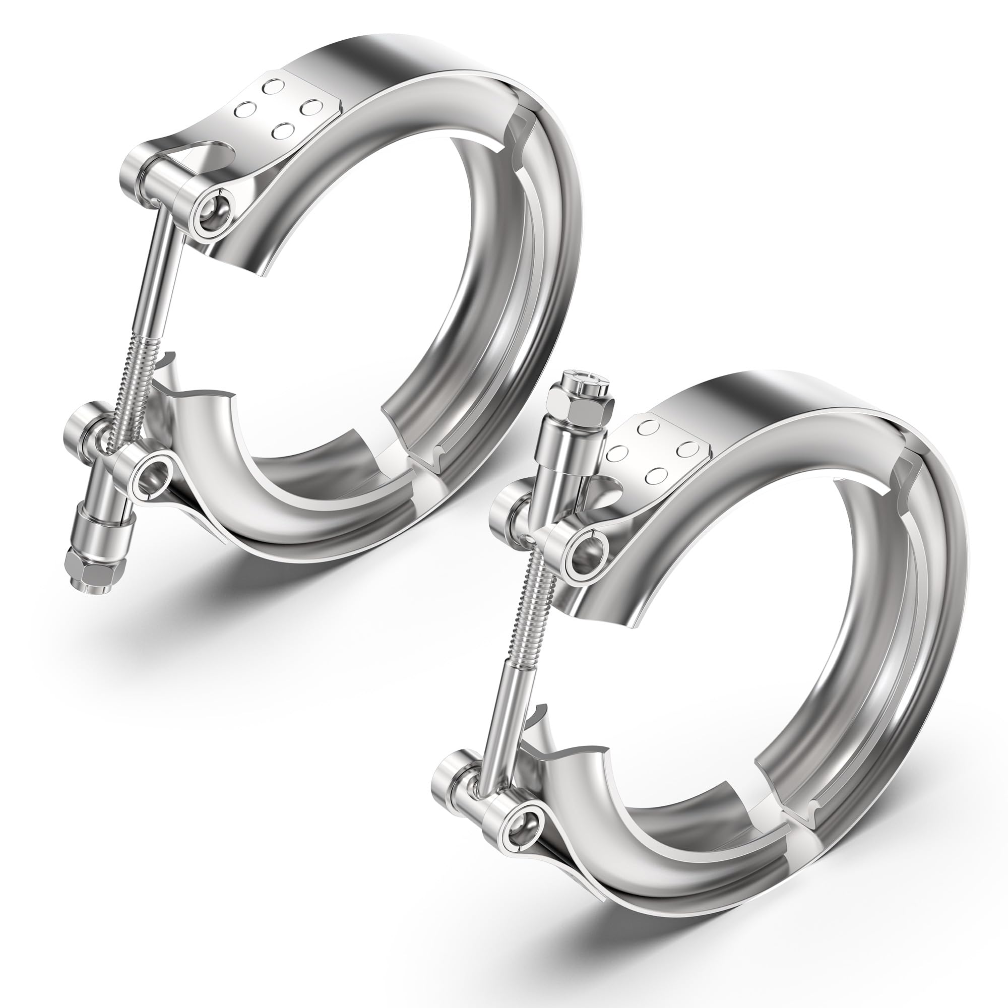 Snapklik.com : WYSIWYKA 2.36 Inch V Band Clamp 304 Stainless Steel, For ...